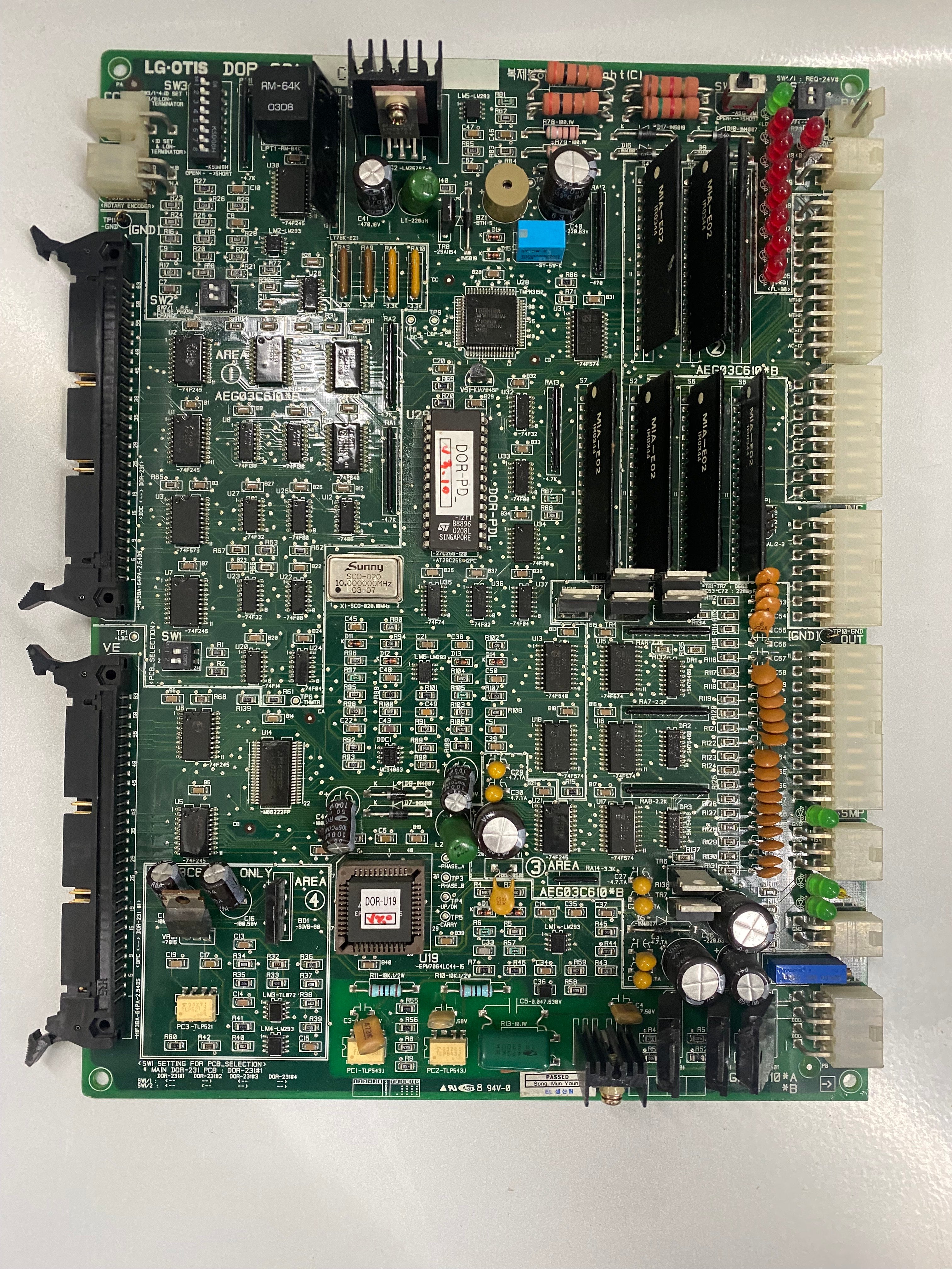 BOARD, CIRCUIT, OTIS, #DOR-231 – Master Elevator Parts